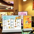 A4 LED Menu Boards Double Sided Menu Display Stand Table Signs ...