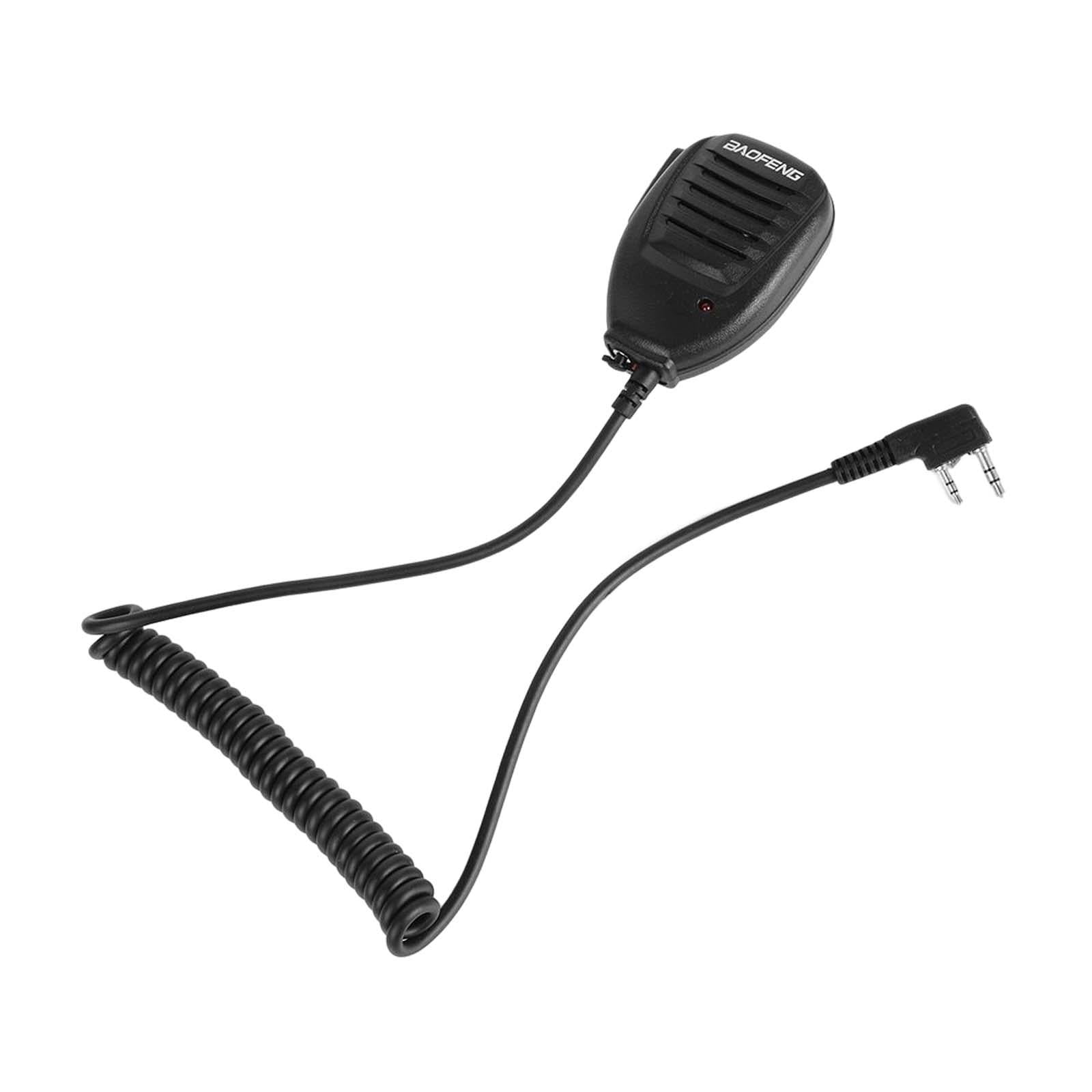 Micrófono de altavoz de hombro profesional con cable en espiral y Clip ...