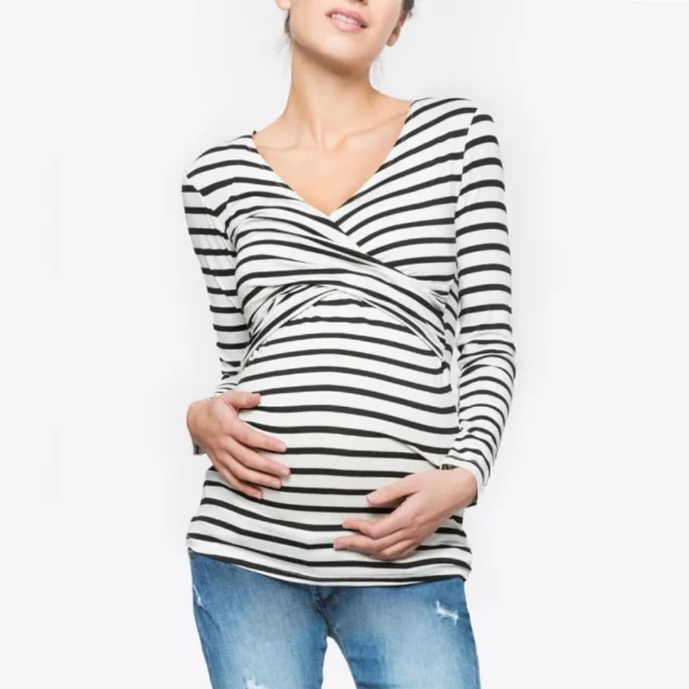 Click here for Lngoor Summer Thin Maternity Women Casual Nursing... prices
