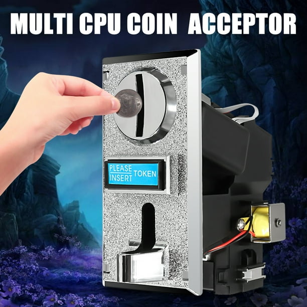 Multi Coin Acceptor Selector Slot for Arcade Game Mechanism Vending ... Multi Coin Acceptor Selector Slot for Arcade Game Mechanism Vending ...