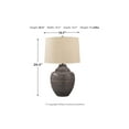 Signature Design by Ashley Casual Olinger Table Lamp Brown - Walmart.com