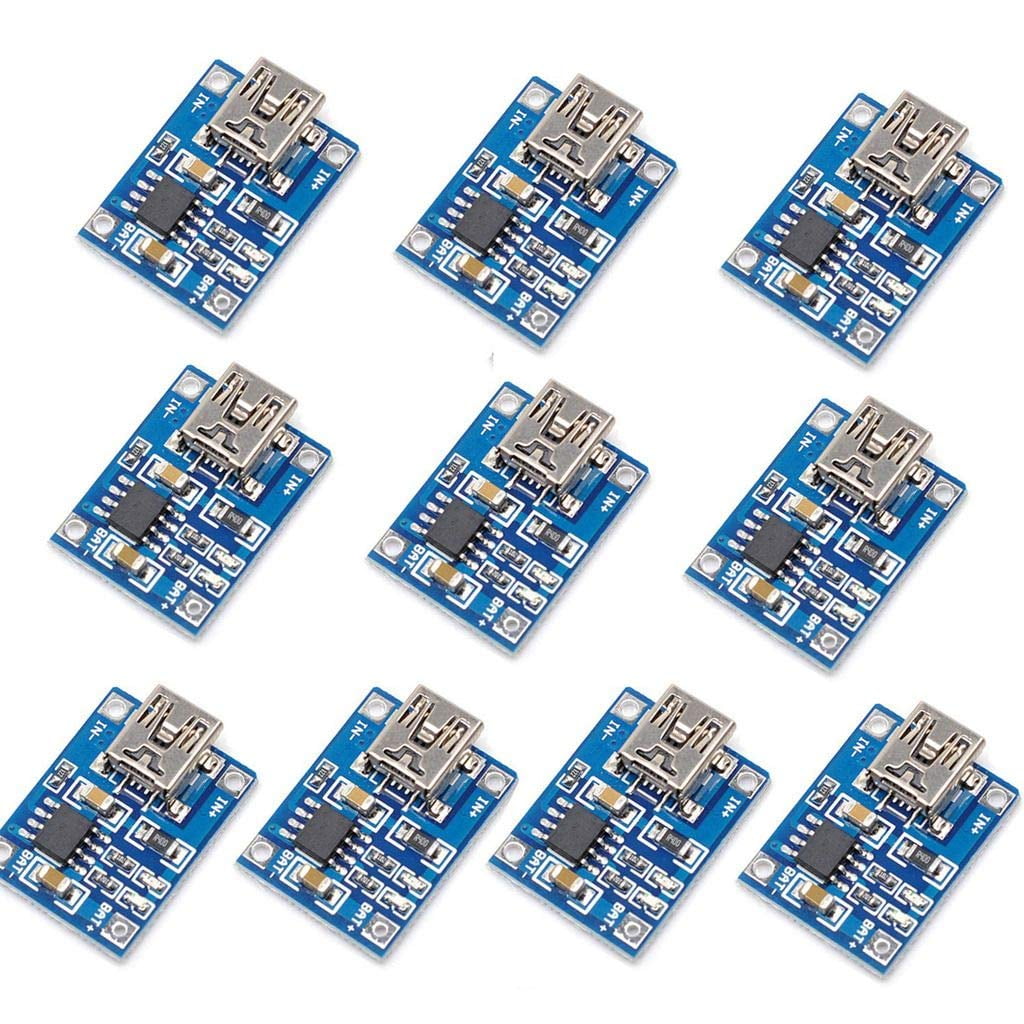 DAOKI 10Pcs Battery Charging Board TP4056 Mini USB Lithium Battery ...