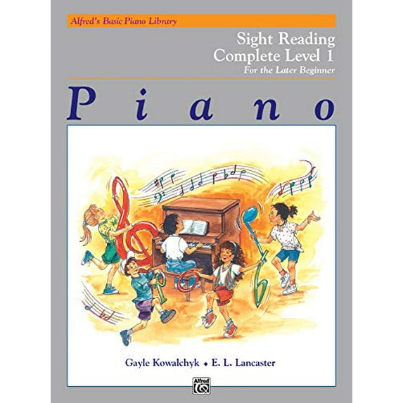 Pre-Owned Alfred Basic Piano Course Sight Reading Book Complete Level 1 ...