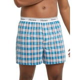 Hanes Originals Men's Woven Boxer, Moisture Wicking Woven Boxer, 3-Pack ...