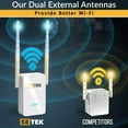 Setek Wifi Signal Booster - 2500sq ft Range, Advanced Antennas ...