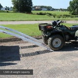 Titan Ramps 7.5' Folding Aluminum ATV Loading Ramps, Arched Design ...