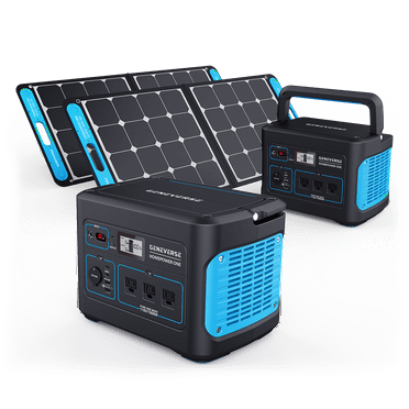 EBL Portable Power Station Voyager 1000, 110V/1000W Solar Generator ...