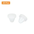 Uxcell 25pack Silicone Plugs, Rubber Round Snap in Locking Hole Plugs ...