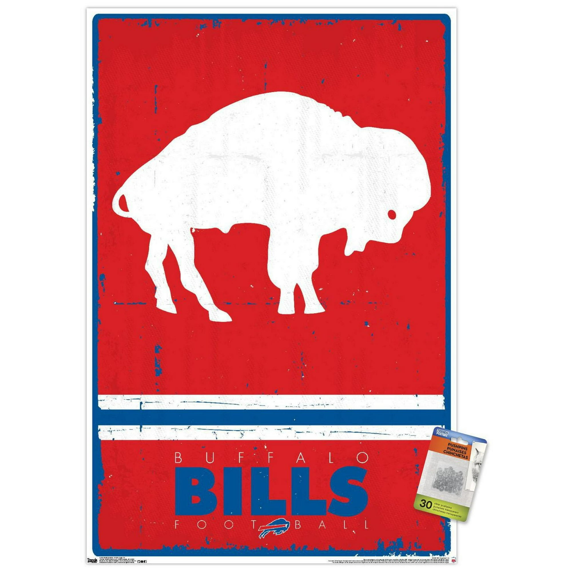 Click here for Trends International Nfl Buffalo Bills - Retro Log... prices