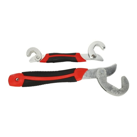 Self Adjusting Wrench Set, Quick Grip Pipe Spanner Antislip Handle 9 ...