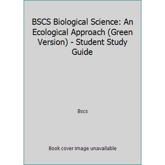Pre-Owned BSCS Biological Science: An Ecological Approach (Green ...