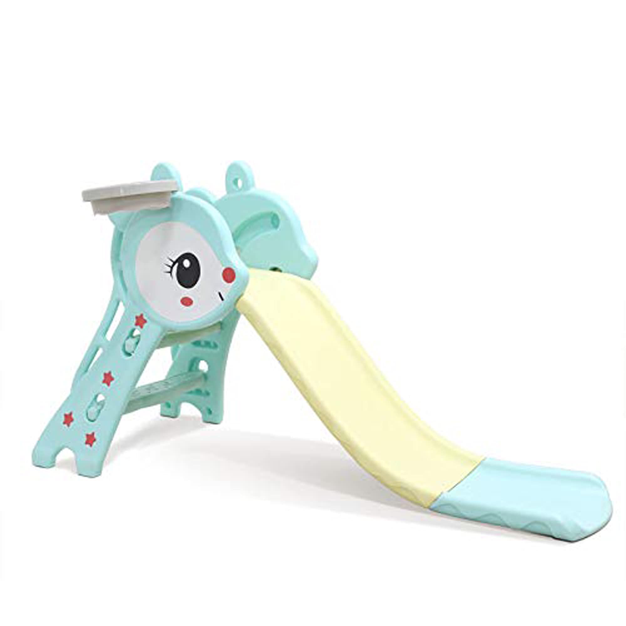 REIDIU Kids Slide for Indoor and Outdoor, Foldable Freestanding Slide ...