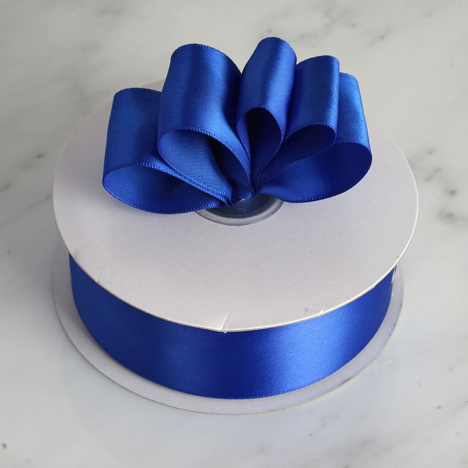 BalsaCircle 1.5" x 50 yards Royal Blue Shiny Single Side Satin Ribbon ...