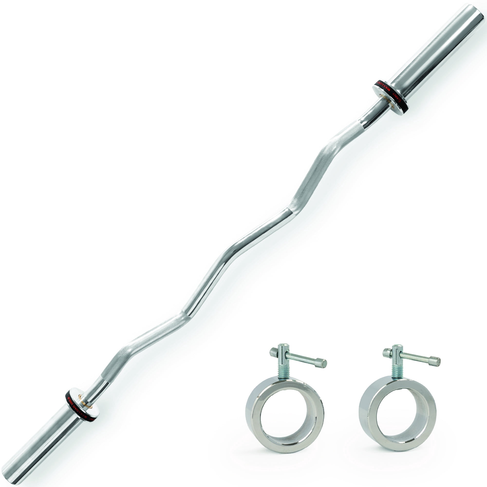 Click here for Sunny Health & Fitness 47 Olympic Ez Curl Bar - Sf... prices