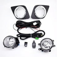 Fog Light Pair Upgrade Kit Black Bezel Accessory Lamp Fits 2012-2021 ...
