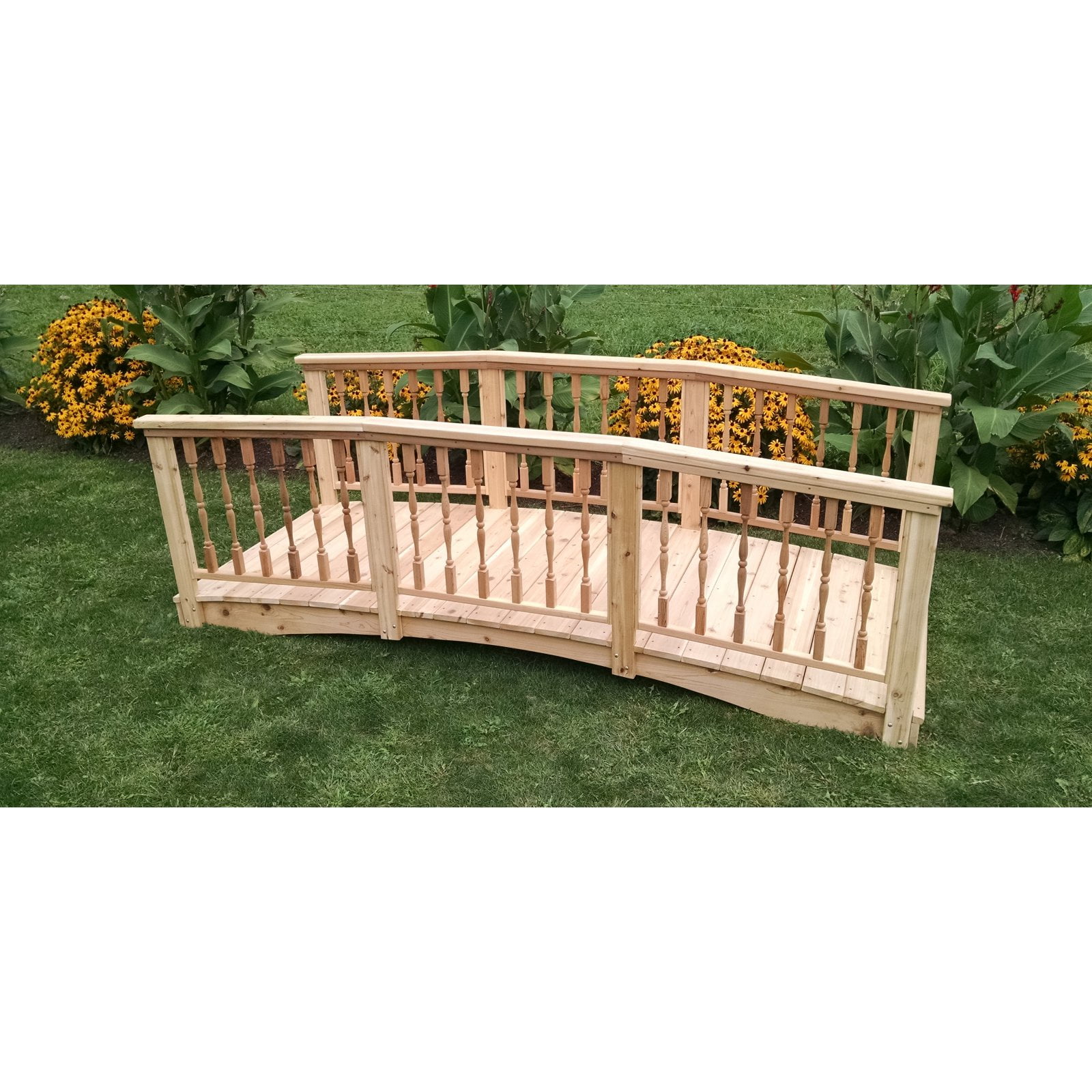 A and L Furniture Cedar Spindle Bridge - Walmart.com
