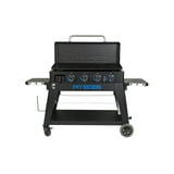 Pit Boss Ultimate 4 Burner Non-Stick Portable Gas Griddle - Flat BBQ ...
