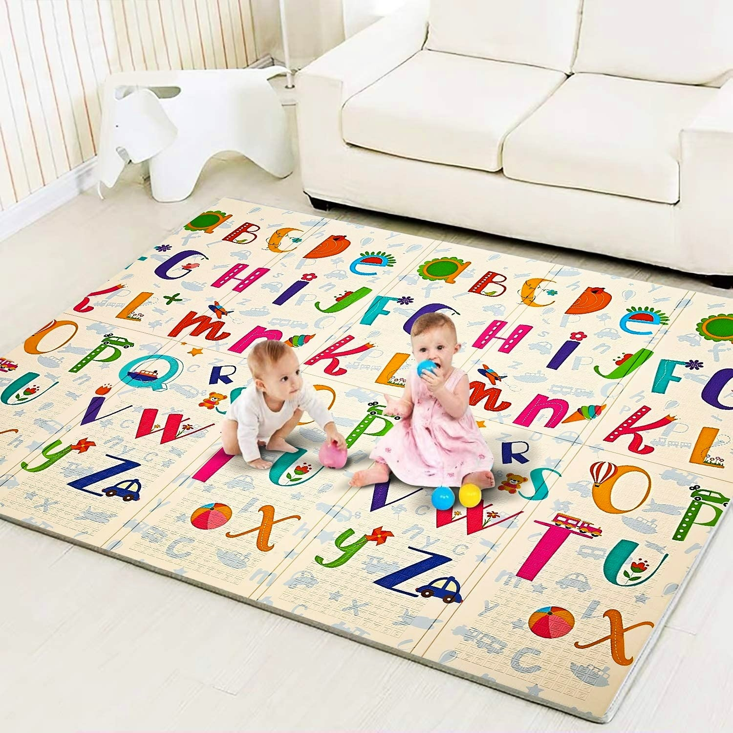 Extra Large Baby Crawling Mat Foam Folding Play Mat Reversible Baby Extra Large Baby Crawling Mat Foam Folding Play Mat Reversible Baby