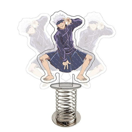 Anime Jujutsu Kaisen Gojou Shake Action Figure Stand Model Plate Desk ...