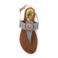 Victoria K Women's Gold Medallion Sandals - Walmart.com