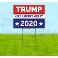 President Donald Trump Big Head Yard Sign, 19" x 14" - Walmart.com