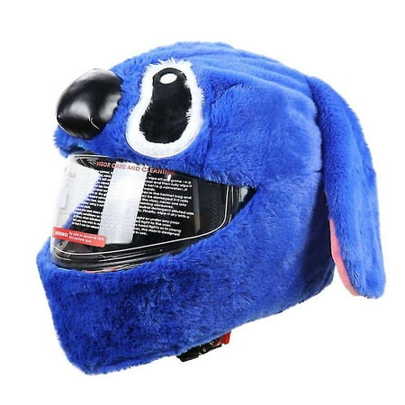 Cartoon Plush Motorcycle Helmet Covers, Fun Ride And Gift, Helmet Not ...