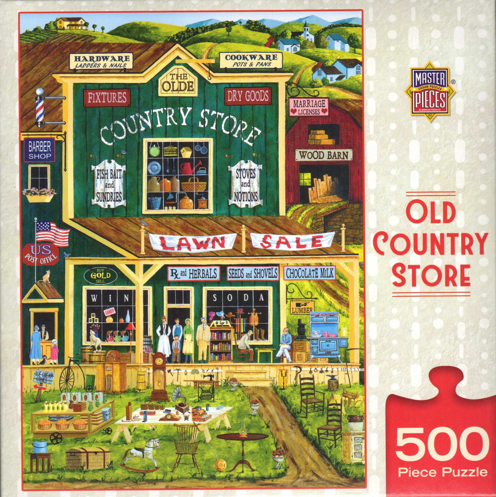 Old Country Store 500 Piece Puzzle - Walmart.com