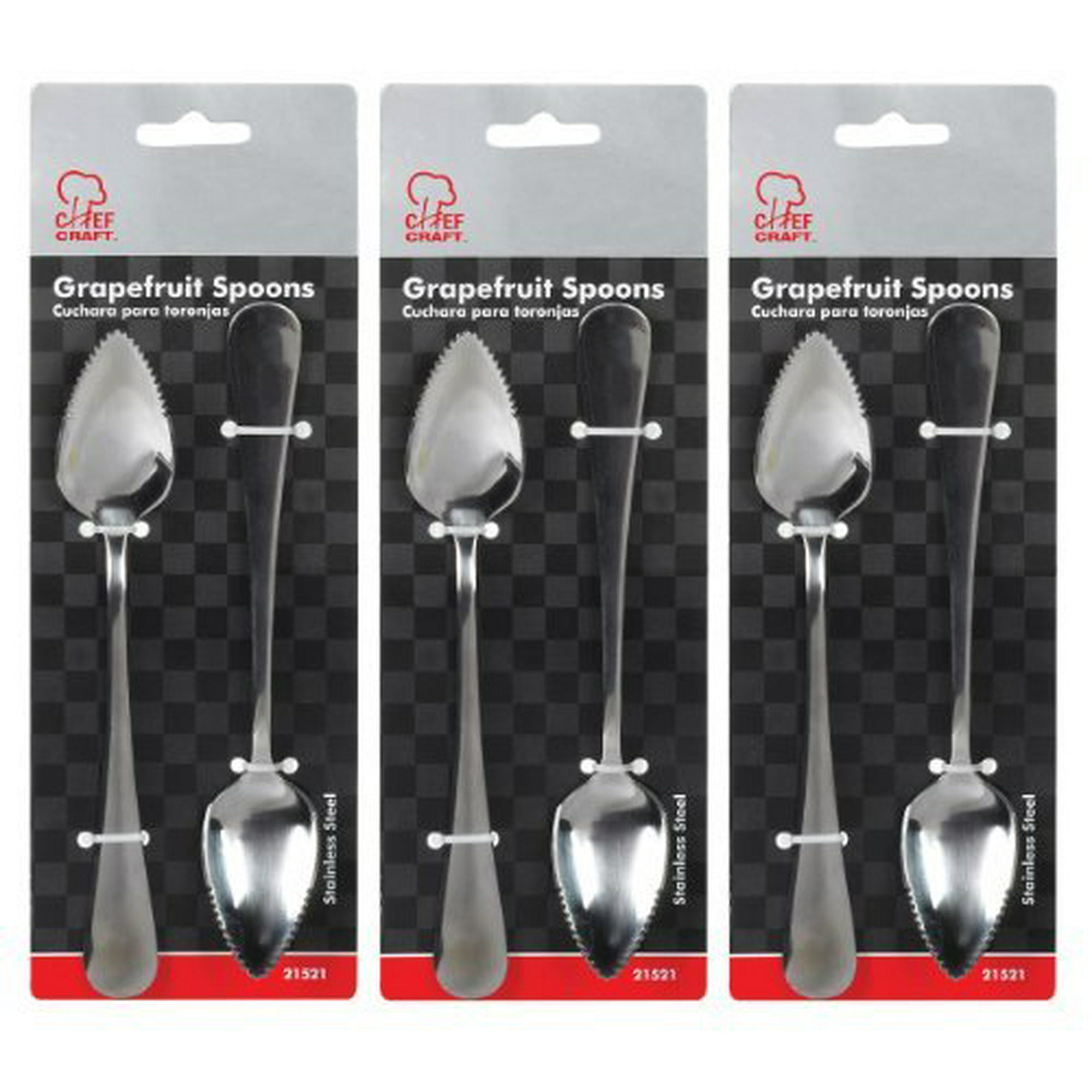 Click here for Chef Craft Stainless Steel Grapefruit Spoons - 3 P... prices