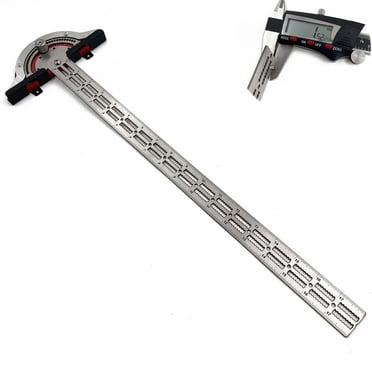 EXCIXING Adjustable Woodworking Ruler Center Marking Positioning Ruler ...