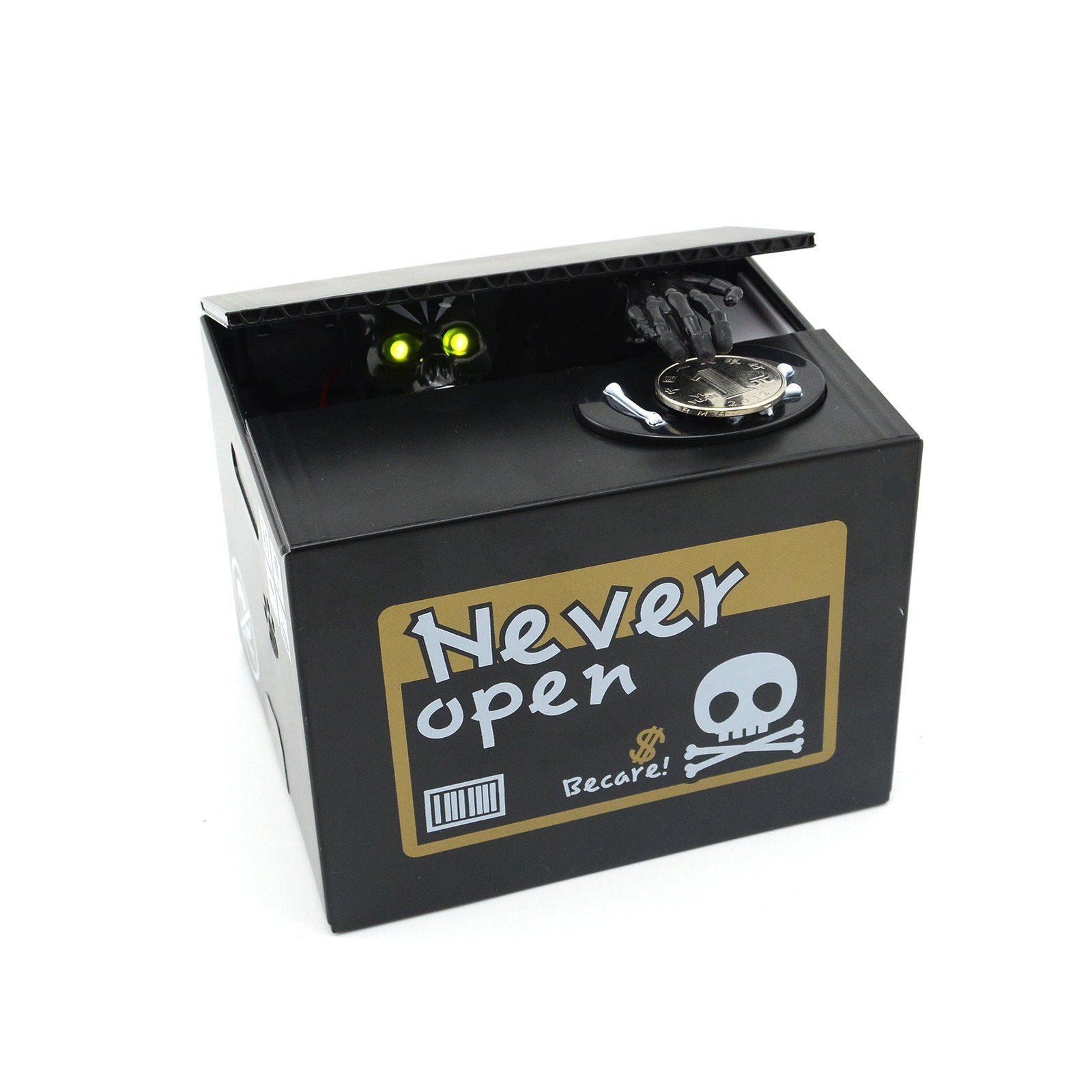 Ghost Skeleton Stealing Coin money Saving Box Piggy Bank - Walmart.com
