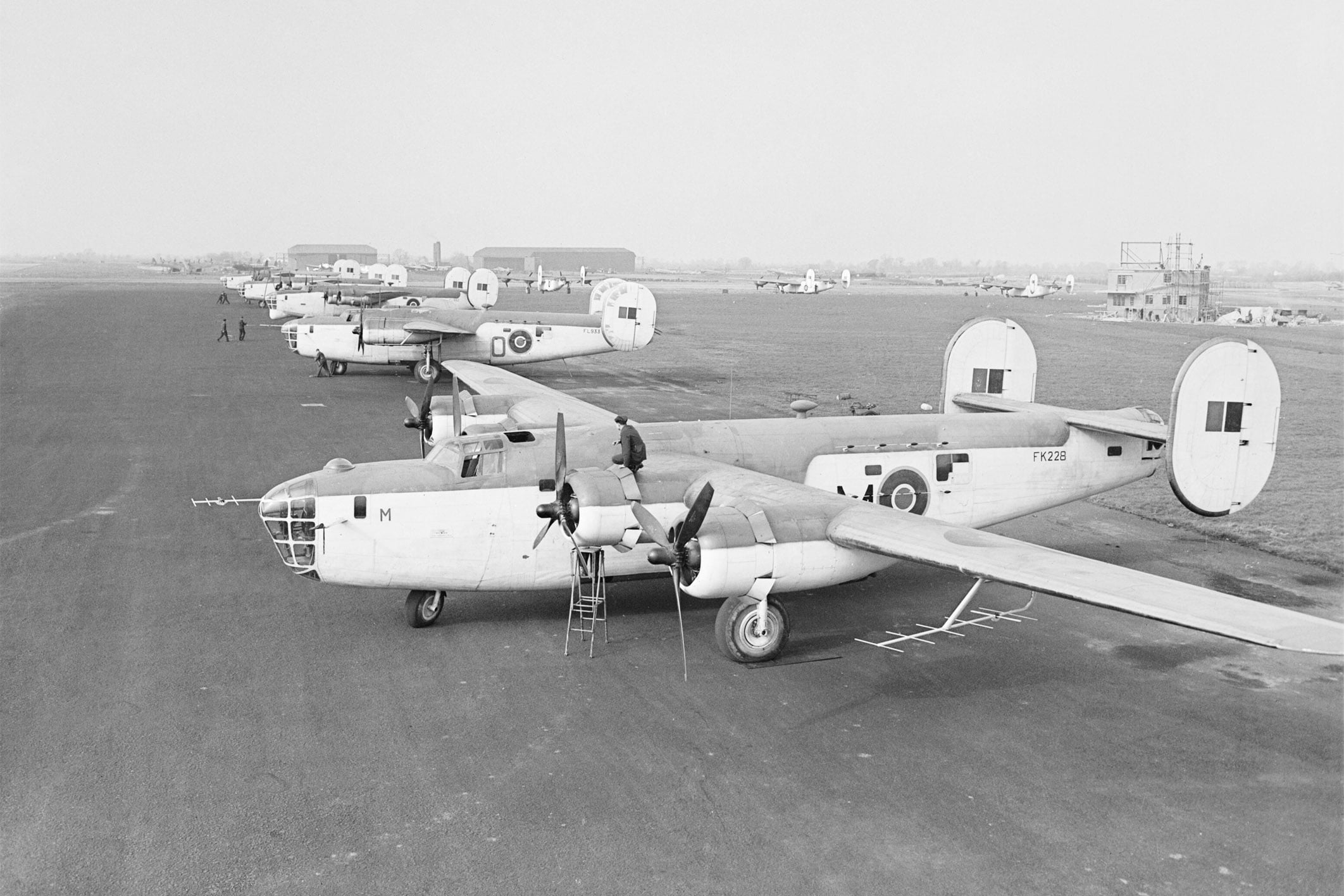 24x36 gallery poster, B-24 Liberator Bomber RAF Coastal Command ASV Mk ...