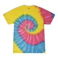 Colortone Tie Dye T-Shirts Rainbow Adult Sizes, Men 100% Cotton ...