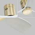 LHYY 52 Inch Low Profile Ceiling Fan DC 3 Solid Wood Fan Blade ...