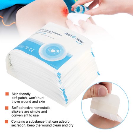 Greensen 50pcs/pack Waterproof Breathable Wound Dressing Patch Medical ...
