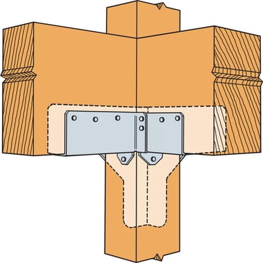 2 Pack Simpson Strong Tie FPBM44E E-Z Mender 4x4 Post Repair Bracket ...