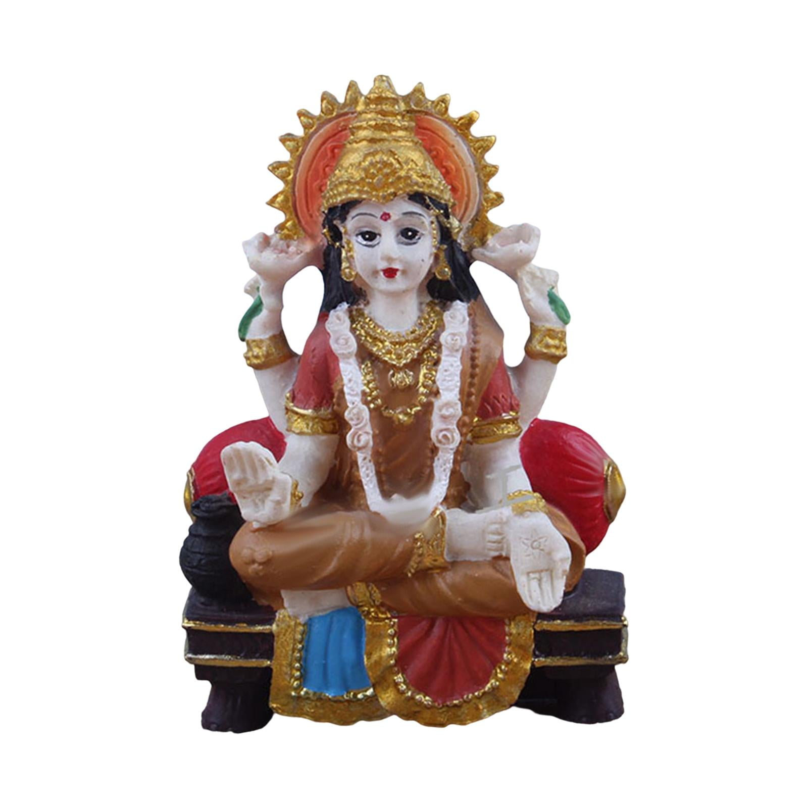 Mini Simulation Hindu Deity Statue Elephant Sculpture for Shelf Table B ...