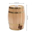 5l Wine Barrel With Base And Faucet,wine Barrel, Vertical Wooden Wine ...