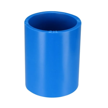 32mm Straight PVC Pipe Fitting Coupling Adapter Connector Blue 5 Pcs ...