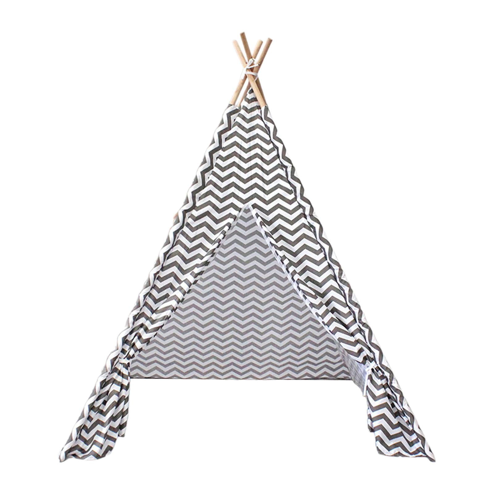 Tipi para niños, casa, cabaña para niños y niñas, tipi indio portátil ...