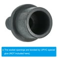 Uxcell Reducer Pipe Fitting 25x13mm, 6 Pack Straight Coupling Connector ...