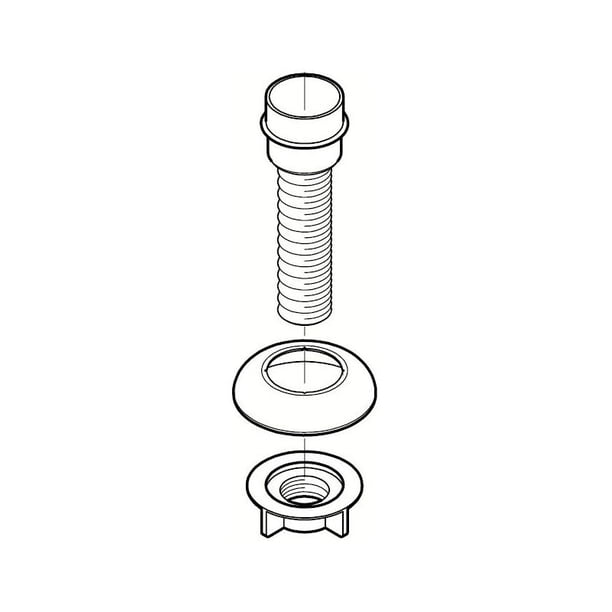 Pfister 961-004 Amherst 34 Series Side Spray Mounting Flange - Bronze ...