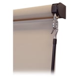 Keystone Fabrics Premium Outdoor Roller Patio Sun Shade 7ft Wide (Tan ...
