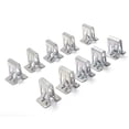CENL 10pcs Metal Retainer Clip Universal Console Dashboard Fixed Buckle ...