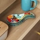 Colorful Hand Painted Spoon Rest - Ceramic Large Spoon Holder for ...