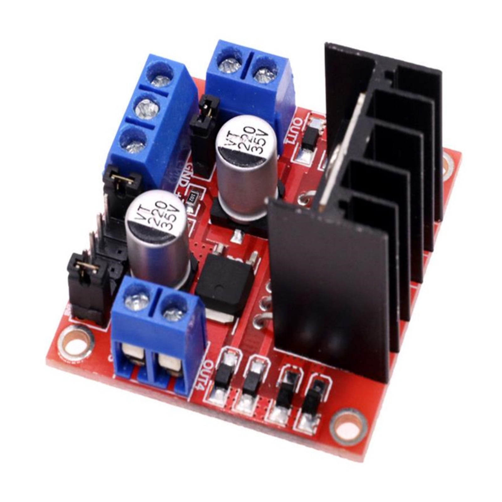 1Pcs L298N Dual H-Bridge Driver Chip Module PCB Board For Arduino Dual ...