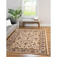 Rugs.com Medina Collection Rug – 6' x 9' Ivory Medium Rug Perfect For ...