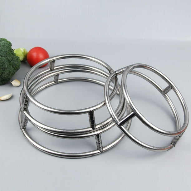 relayinert Wok Ring Stainless Steel Woks Stand Thermal Insulation Pot ...