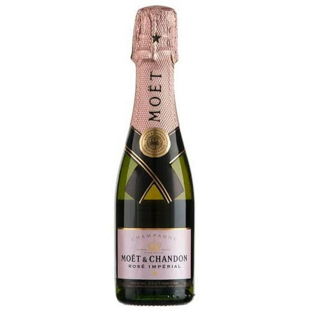 Pack de 4 Champagne Moet Chandon Brut Imperial Rose 200 ml | Walmart en línea