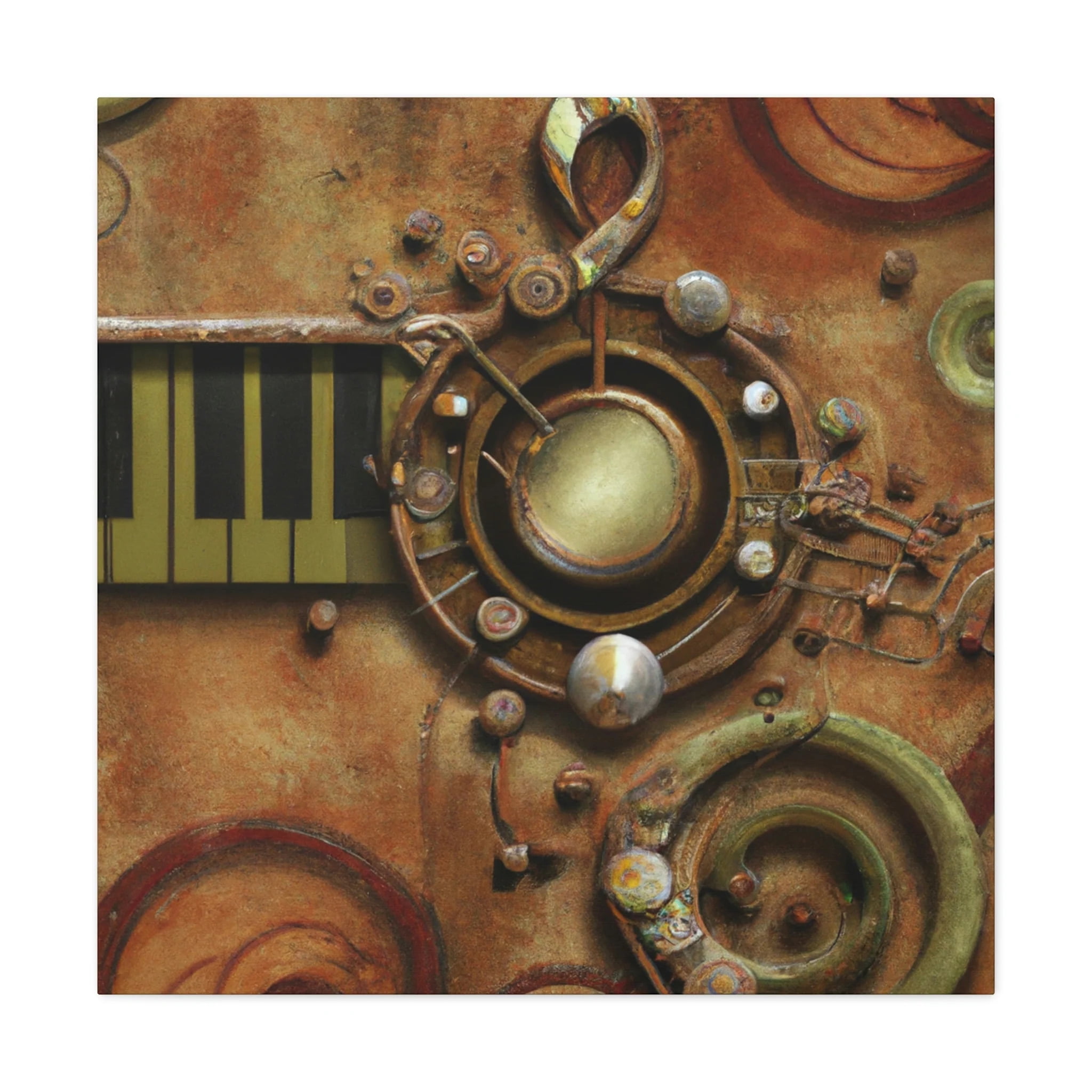 Steampunk Musical Symphony - Canvas - Walmart.com