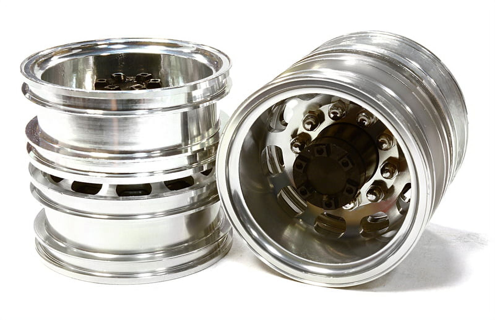 Integy RC Toy Model Hop-ups C26591BLACK Machined Alloy T5 Rear Dually ...